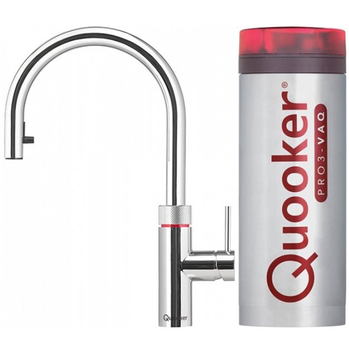 Quooker Flex Chroom Met PRO3 Boiler 3 in 1 Kokend Water Keukenkraan ...